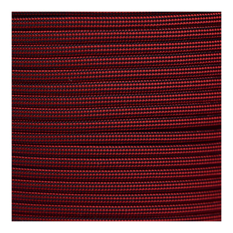 Paracord Typ 3 imperial red / black stripe, CHF 0.65